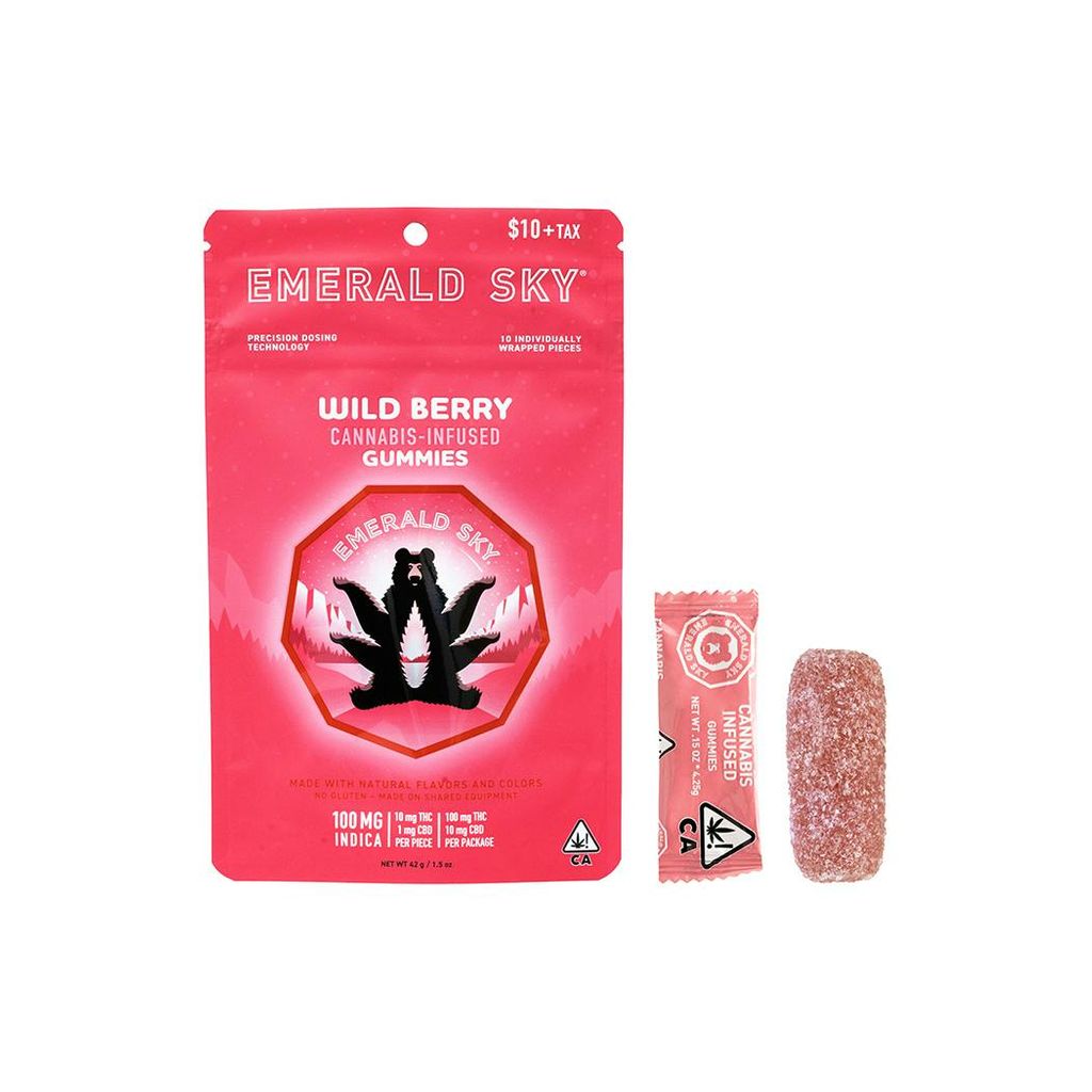 Emerald Sky Gummies - Wild Berry 100mg | Emerald Sky | Leafythings