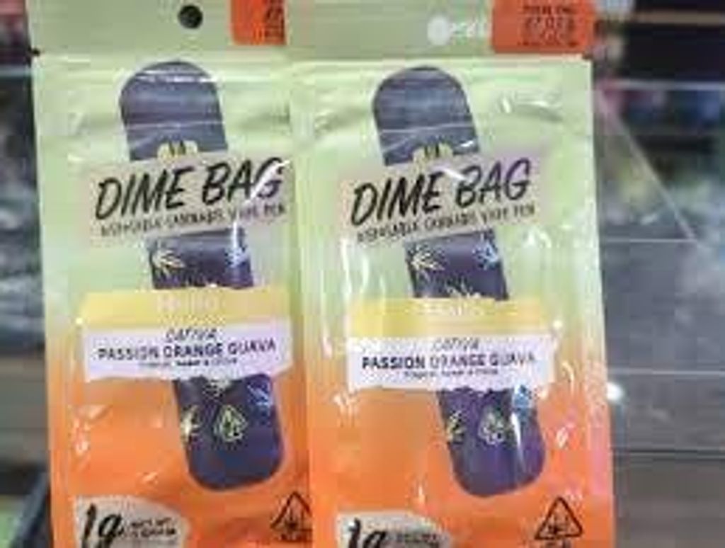 Dime Bag | Passion Orange Guava Sativa Aio Cartridge (1g) | Dime Bag | Leafythings
