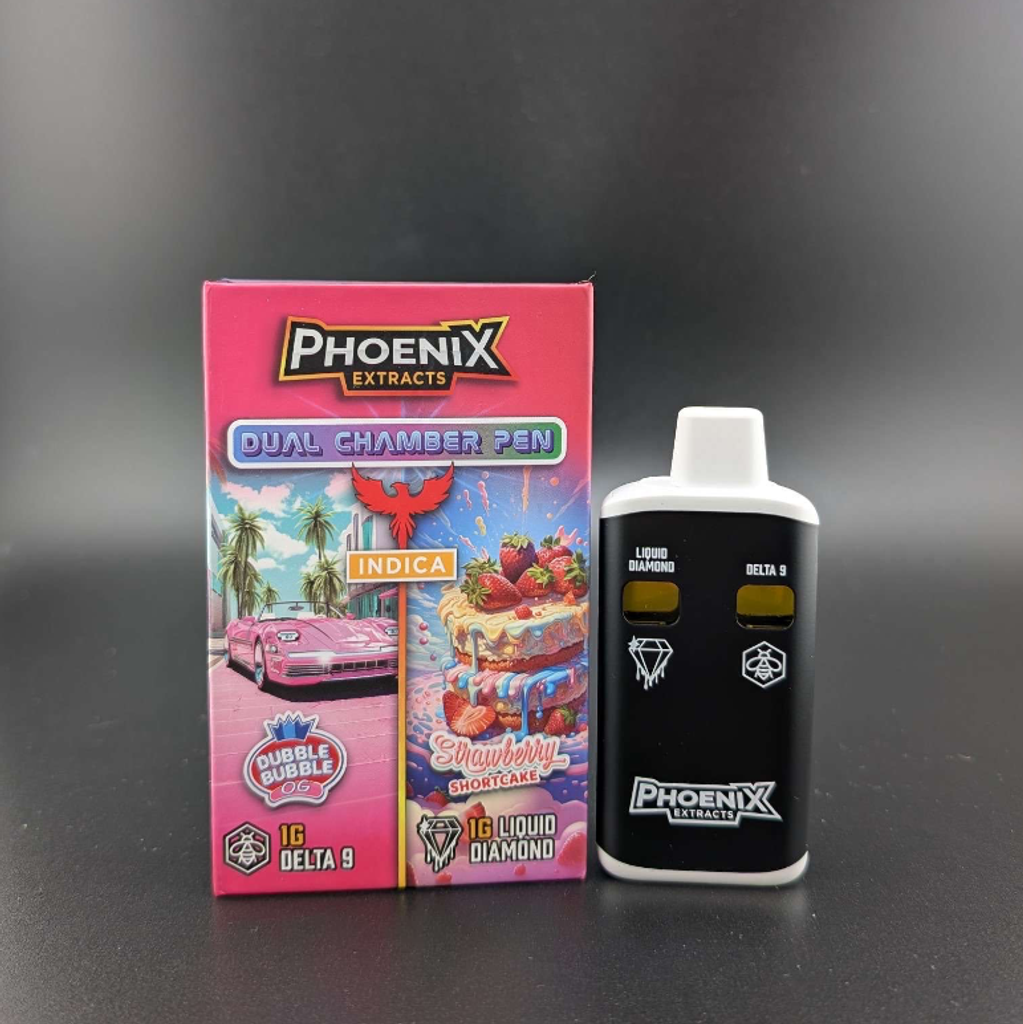 Phoenix Extracts (2g) Disposable Vape- Bubblegum Og X Strawberry ...