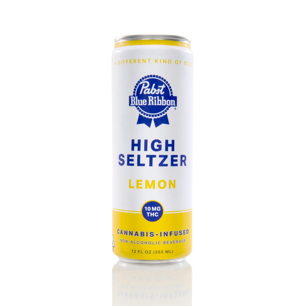 Pabst | Pbr Infused High Seltzer - Lemon | 10mg | Single Can | Flame ...