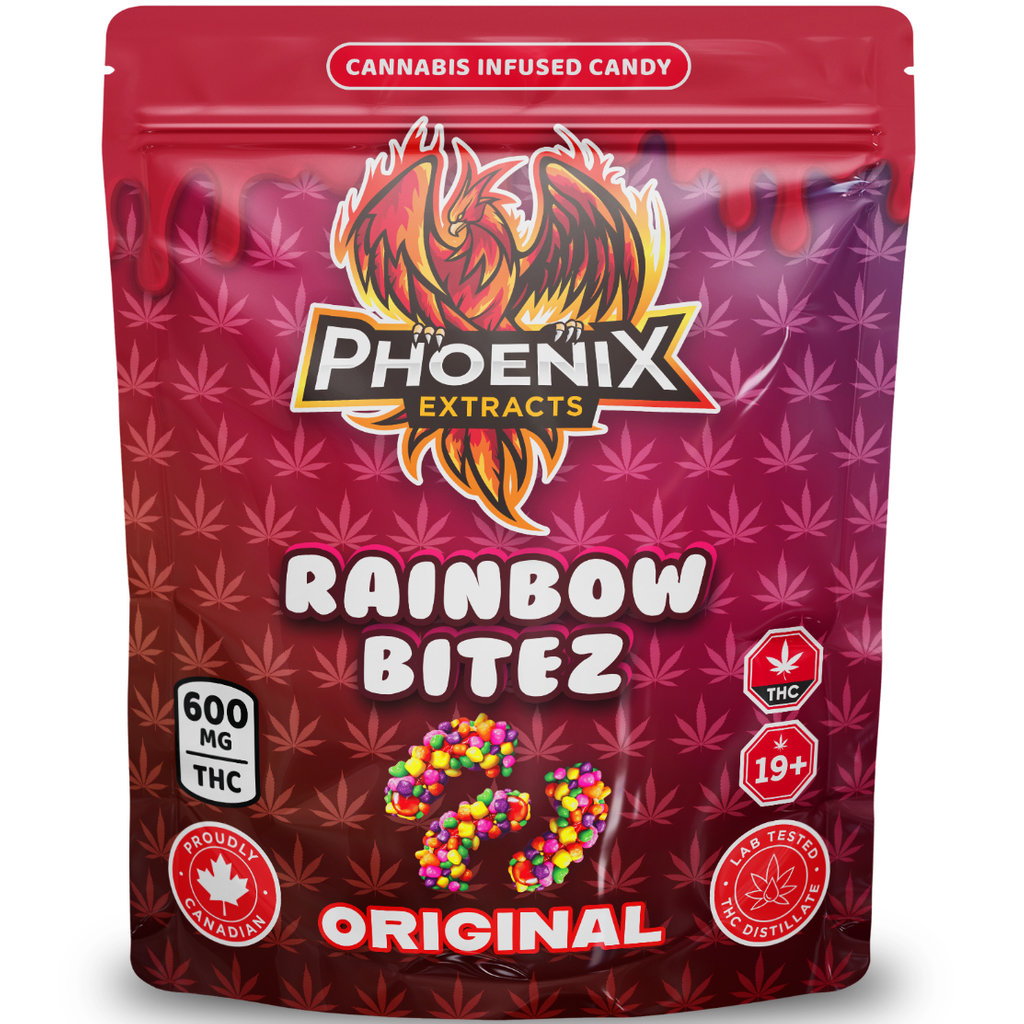 Phoenix Extracts 600mg Rainbow Bitez | the Green Gallery | Leafythings