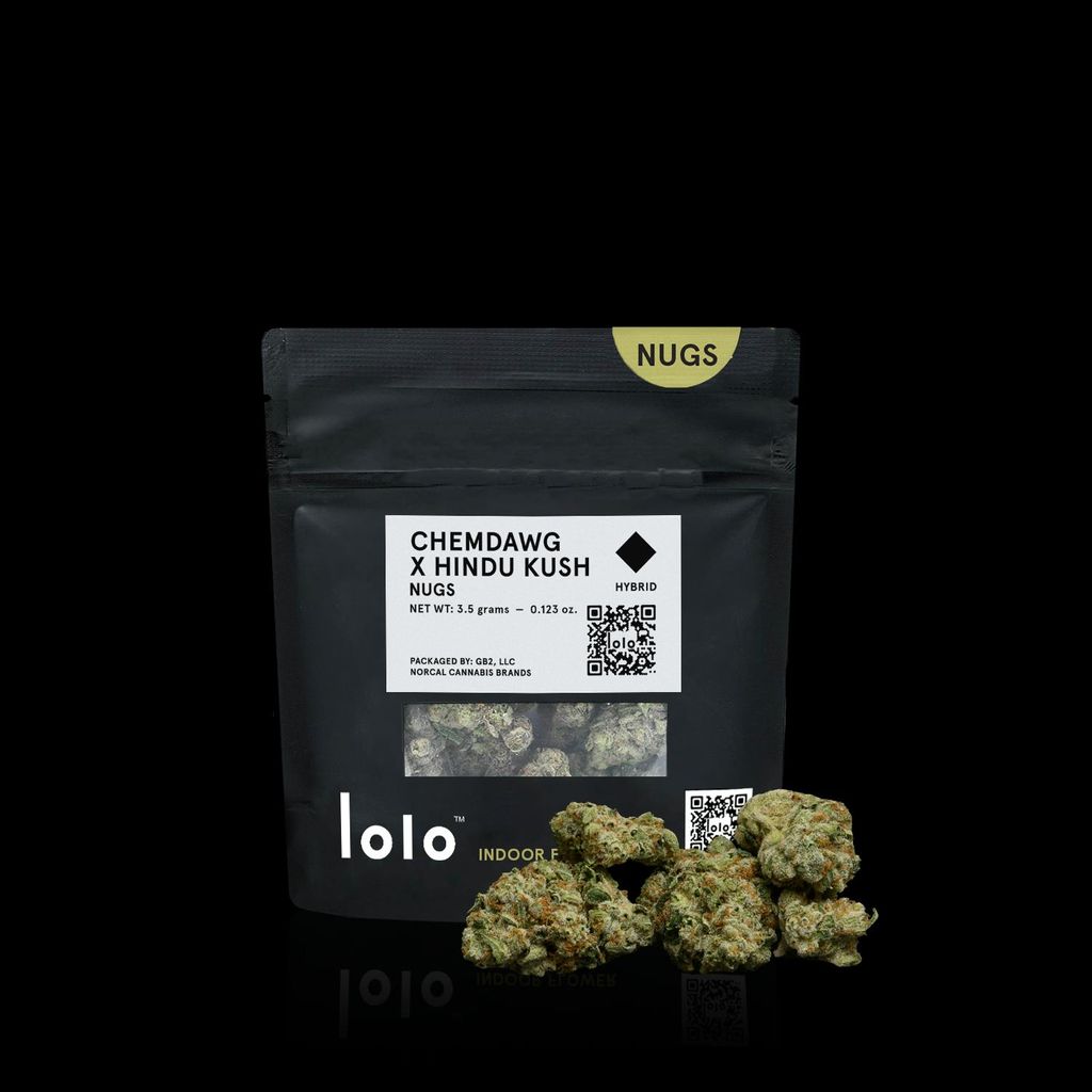 Chemdawg X Hindu Kush | Indoor Nugs | 3.5g | Lolo | Leafythings