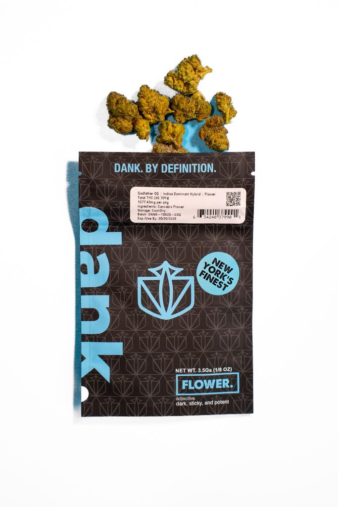 Godfather Og 3.5g Sungrown Flower | Dank | Nyc Bud | Leafythings