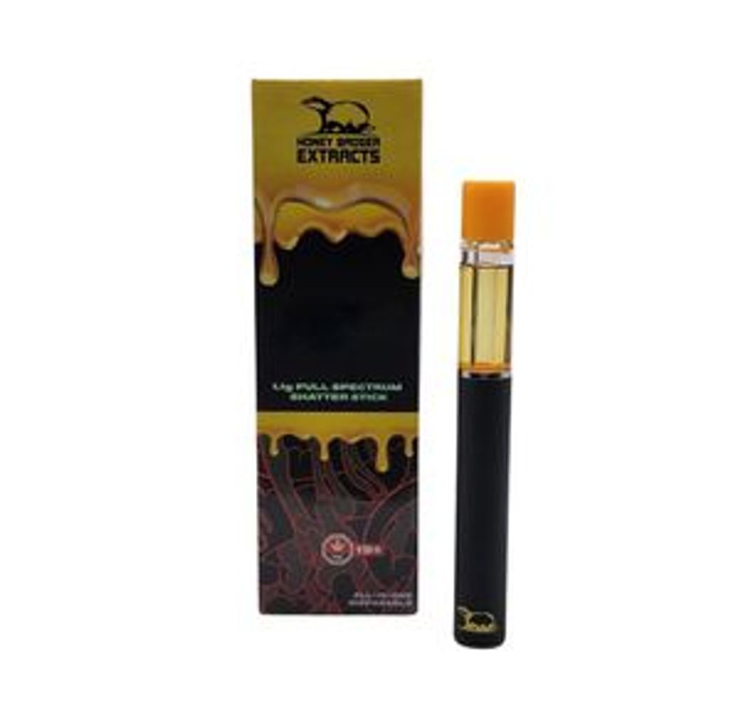 Blue Nerds - 1.1g Disposable Shatter Pen by Honey Badger | Cafe ...