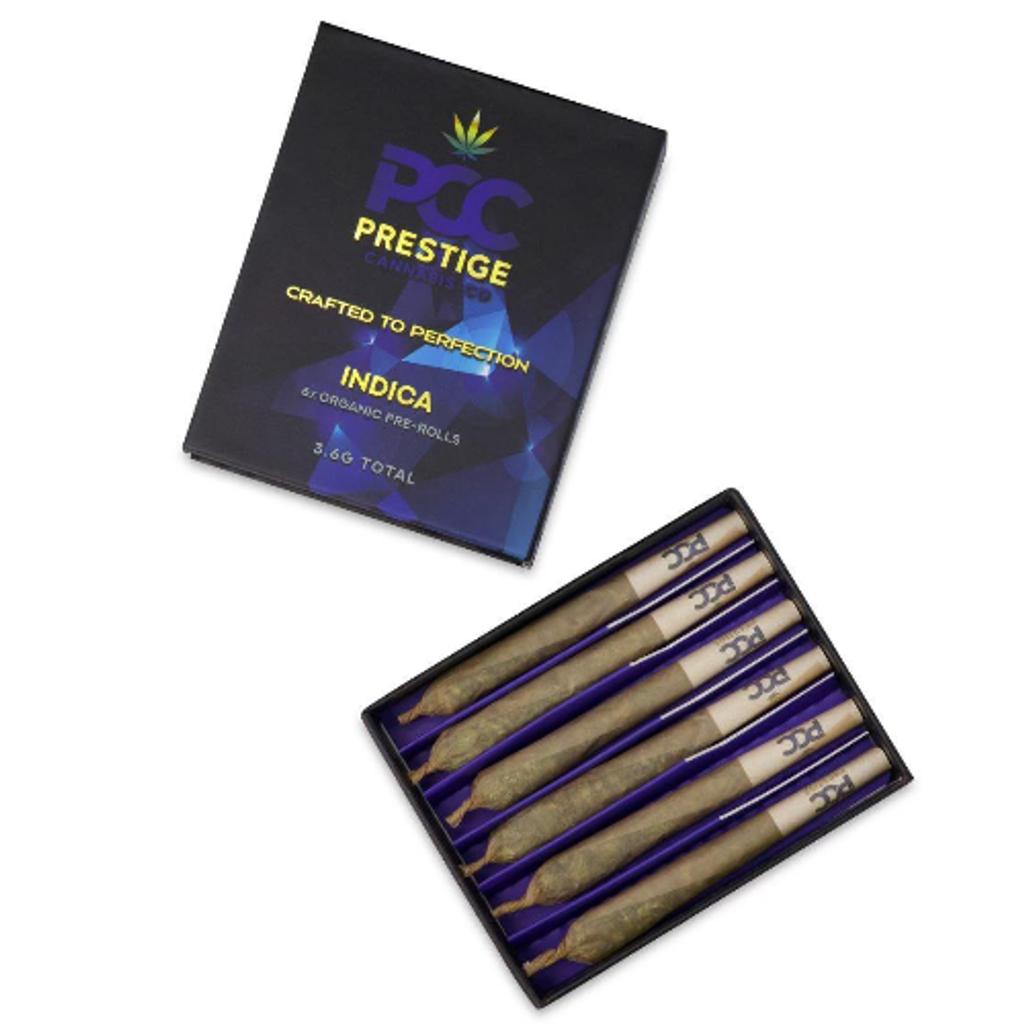 Indica Prestige Cannabis Co Pre Roll Packs The Green Gallery