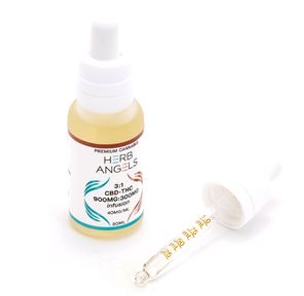 Tincture 3:1 900mg Cbd: 300mg Thc by Herb Angels | Cafe Delivery ...