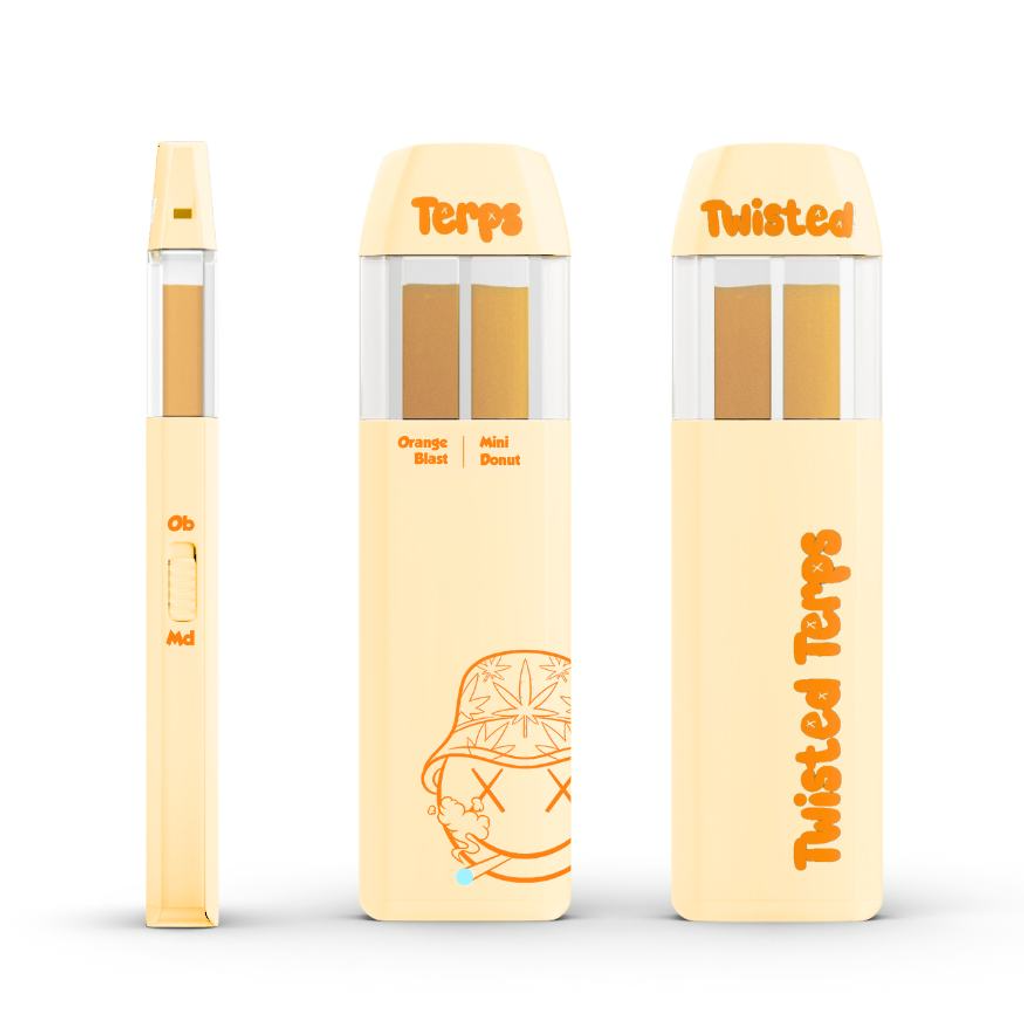 Orange Blast : Mini Donuttwisted Terps | Dual Chamber Vape (2ml ...