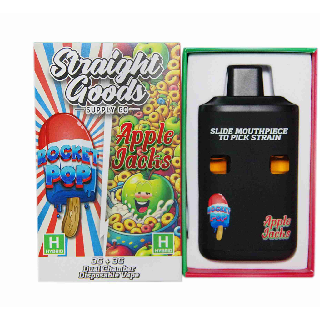 Straight Goods Dual Chamber – Rocket Pops + Apple Jacks (3 Grams + 3 ...