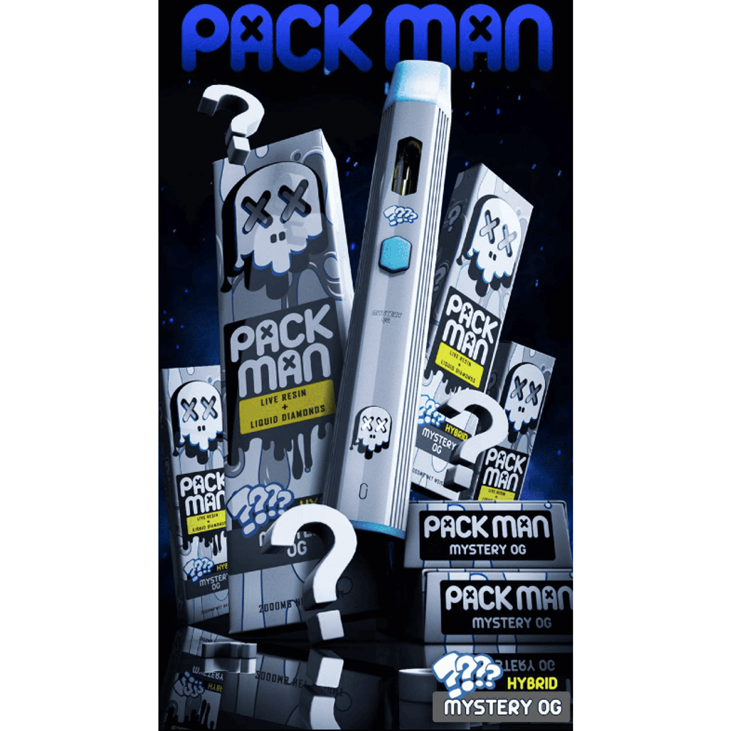 Packman Mystery Og - 2g Live Resin/liquid Diamonds Vape Pen | 🔥mad Dab ...