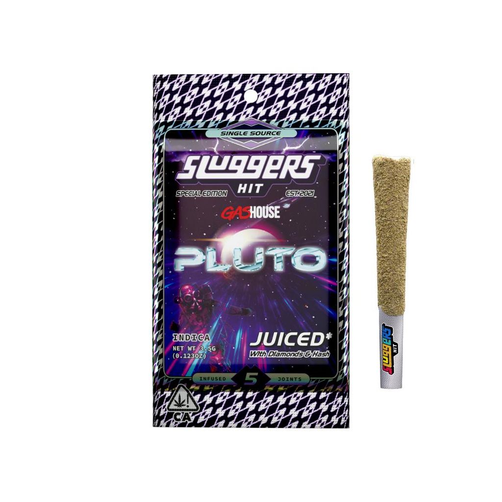 Sluggers X Gas House | Pluto | Infused 3.5g 5pk | Sluggers Hit ...