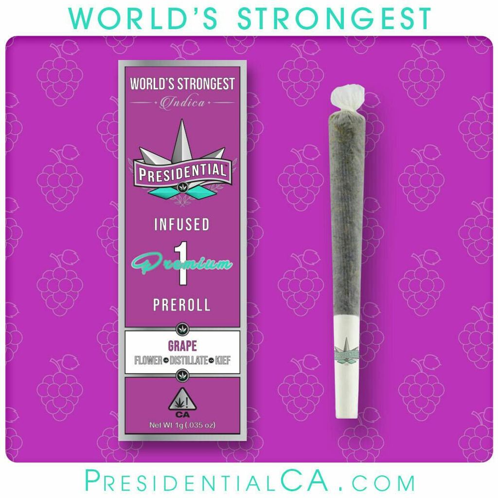 Presidential Moon Rock Preroll - Grape (1g) | the Cake House | Leafythings