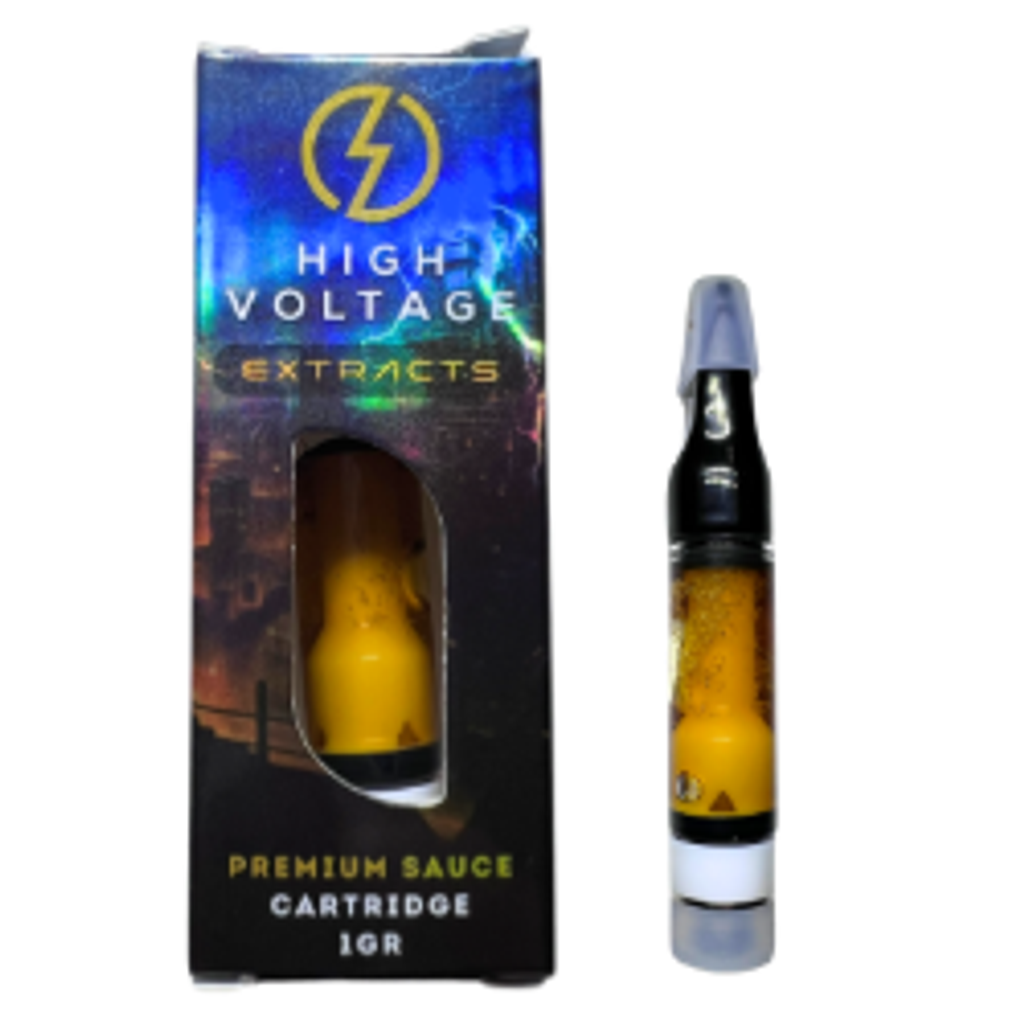High Voltage | Sour Amnesia - Pure Sauce Cartridge - 1g | Quality Kings ...