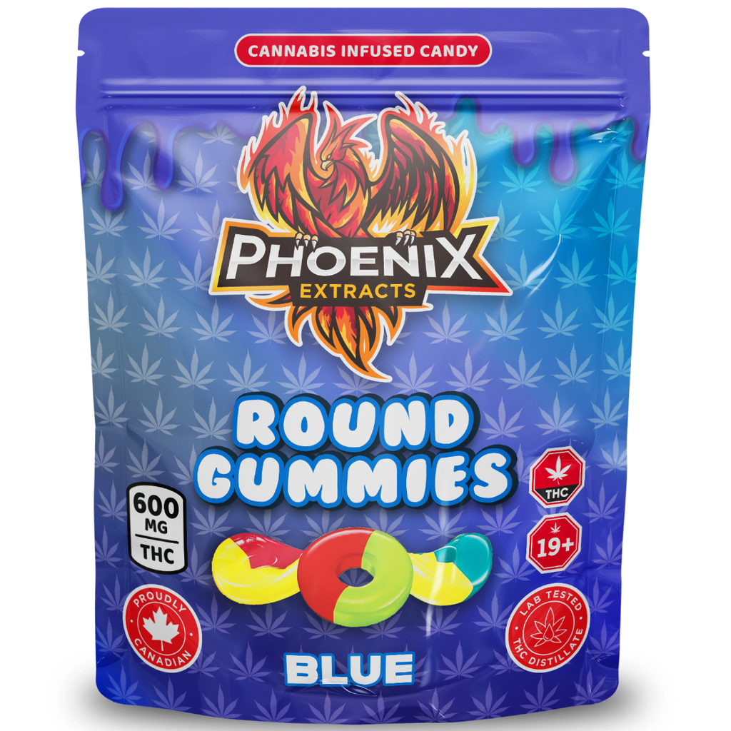 Phoenix Extracts 600mg Round Gummies 2-in-1 | the Green Gallery ...