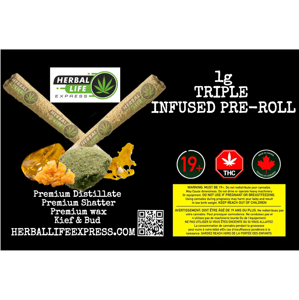 Herbal Life Express New Triple, Quad, Quint Infused Joints | Herbal ...